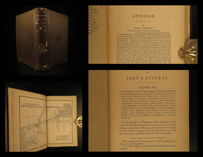 1860 Life Of John Quitman American Mexican War South