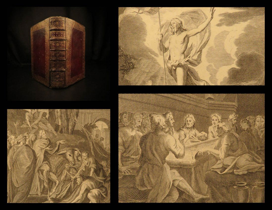 1698 Fine Binding Catholic Office Of Holy Week Breviary