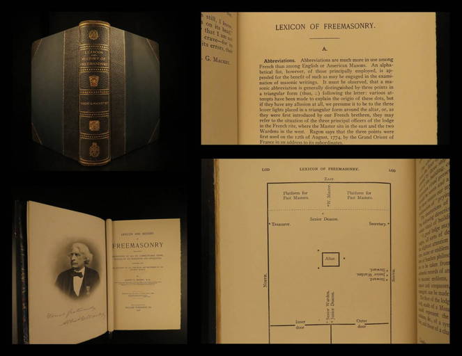 1908 Masonic Freemasonry History Albert Mackey Knights
