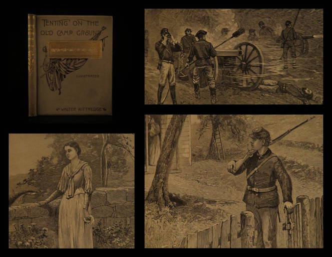 1891 Tenting On The Plains Gen George Custer Civil War