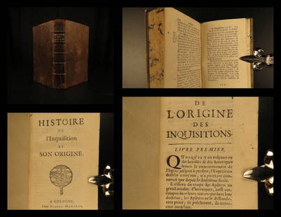 1693 1ed Spanish Inquisition History Rare