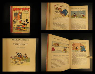 Mickey Mouse Riding Horse