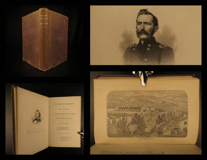 1868 Mormon Prophet Waite Brigham Young Polygamy Incest