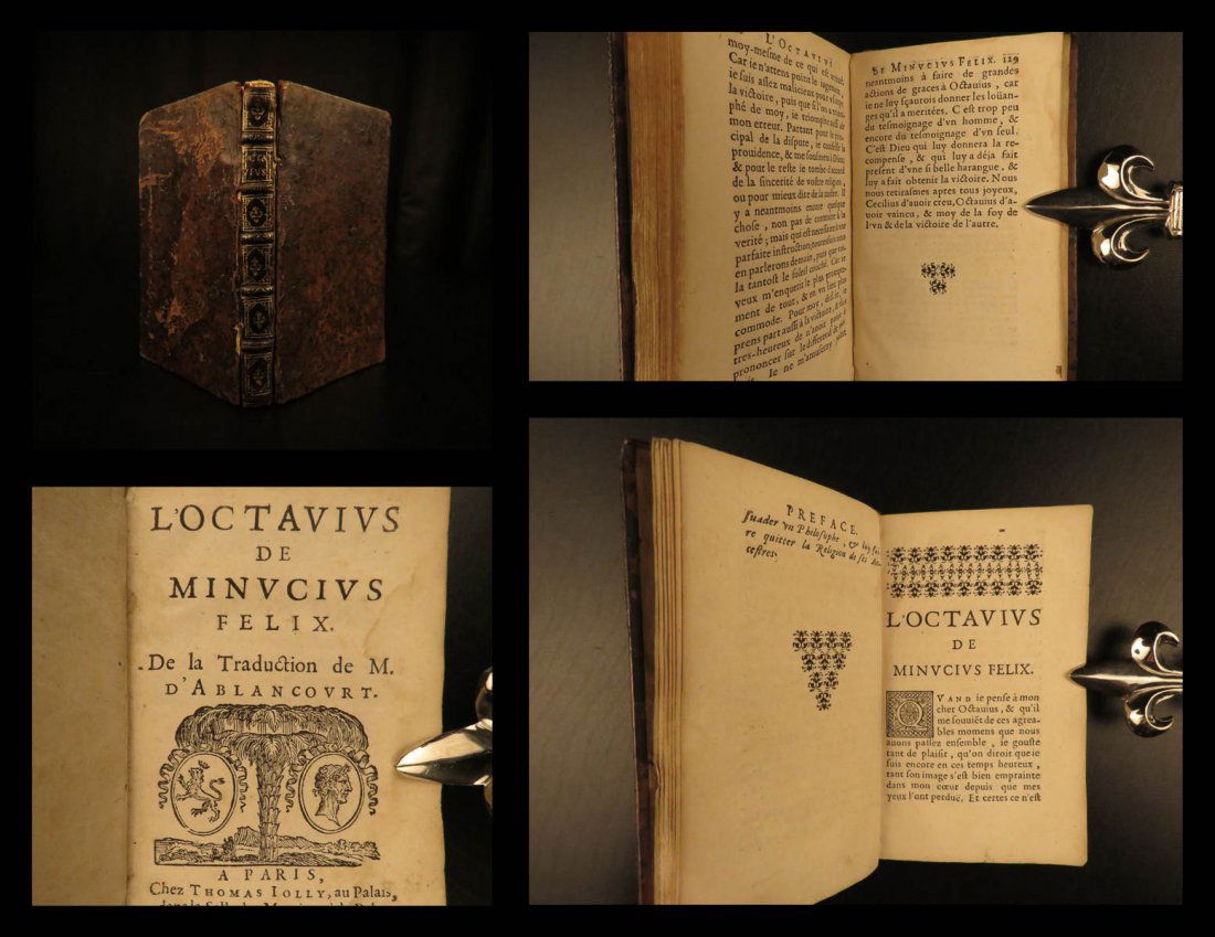 1664 Octavius By Minucius Felix Roman Paganism V Christ