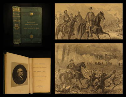 1876 Robert E Lee Civil War Confederate Letters