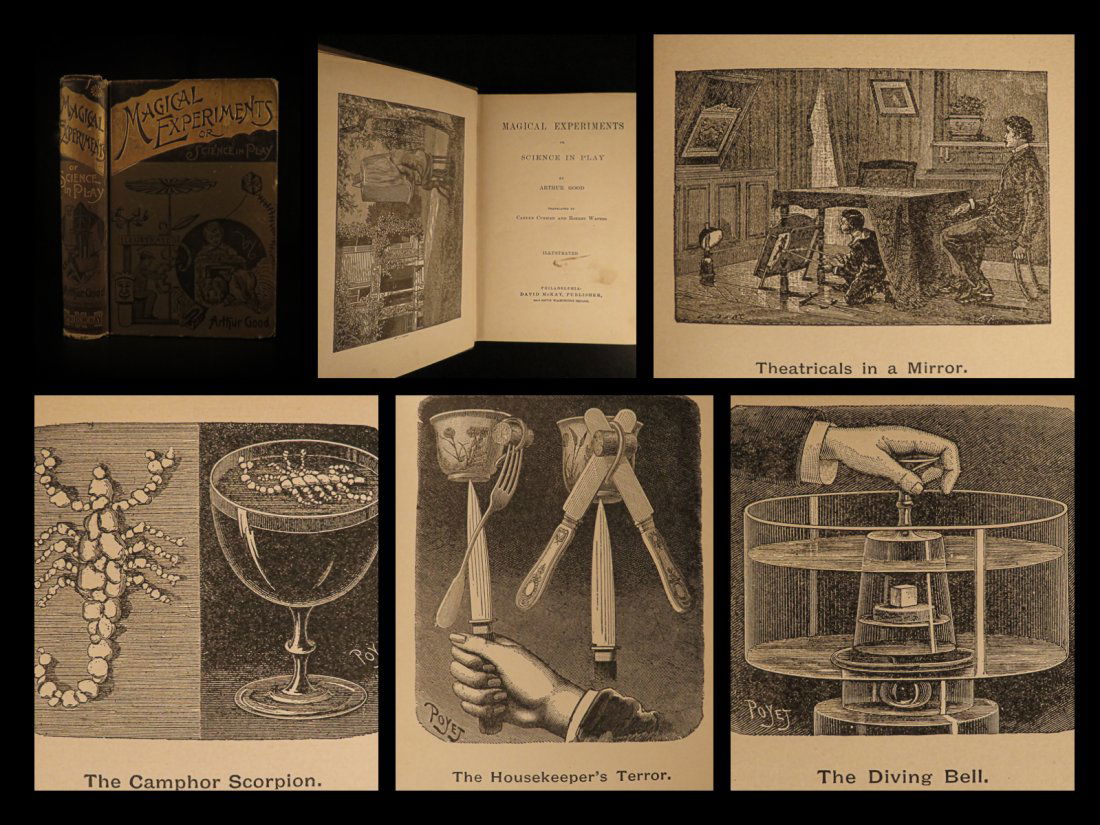 1894 Magic Experiments Science Tricks Conjuring Physics