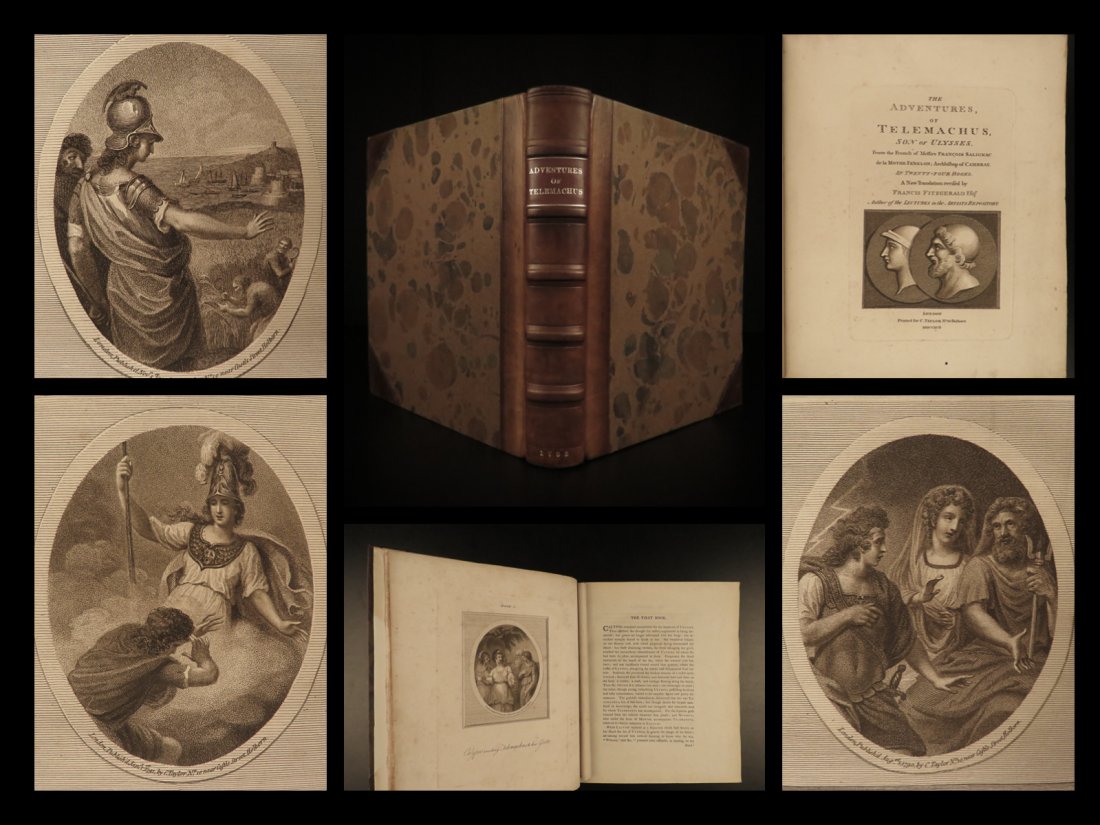 1792 Adventures of Telemachus Greek Mythology Ulysses | Barnebys