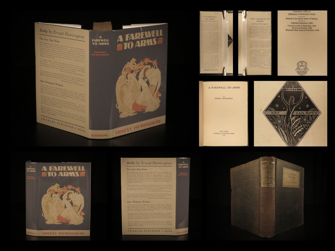 1929 Farewell to Arms Hemingway World War I Military | Barnebys