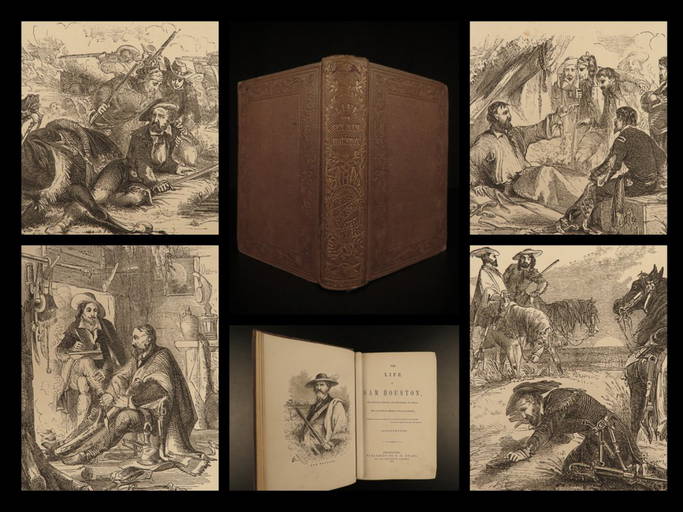 1859 Life Of Sam Houston Texas Remember The Alamo