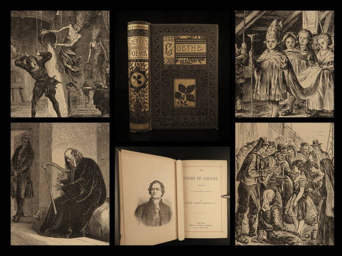 1882 Poems of Johann Wolfgang GOETHE Germany Poetry (#0075) on Jan 09 ...
