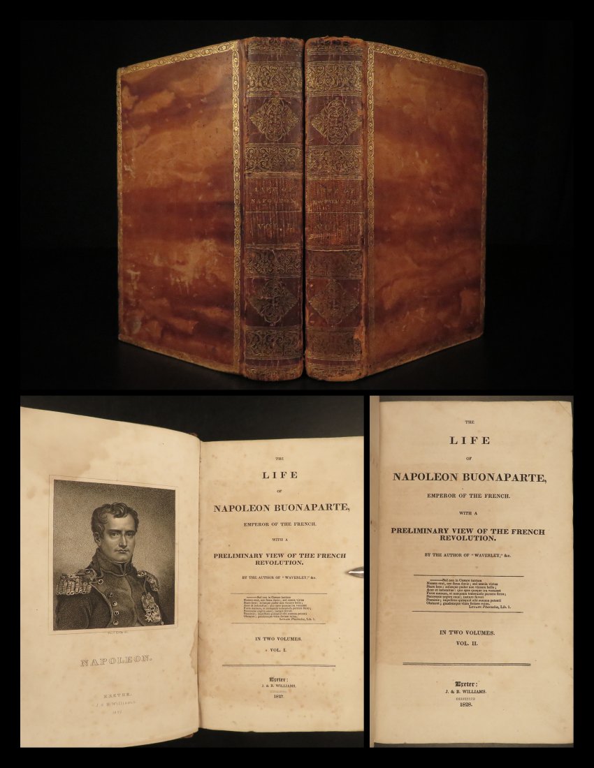 1828 Life Of Napoleon Bonaparte By Walter Scott French Revolution 2v ...