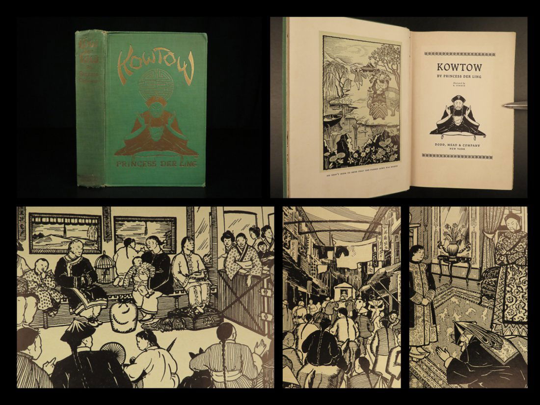 1929 CHINA 1ed Kowtow Princess Der Ling Emperor Autobiography Pinkus ...