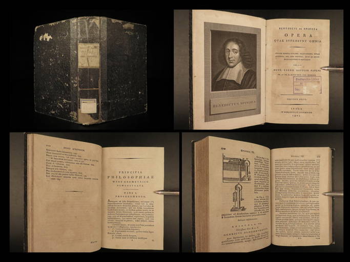 1802 Baruch Spinoza On Rene Descartes Principles Of Philosophy ...