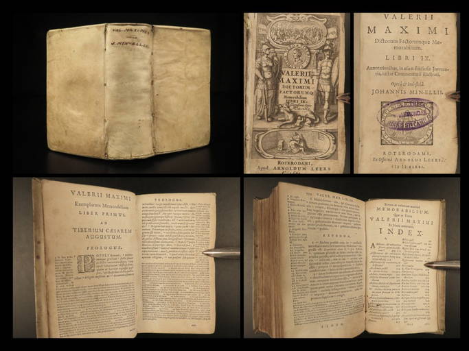 1671 Valerius Maximus Dictorum Factorum ROME Tiberius Scipio Latin ...