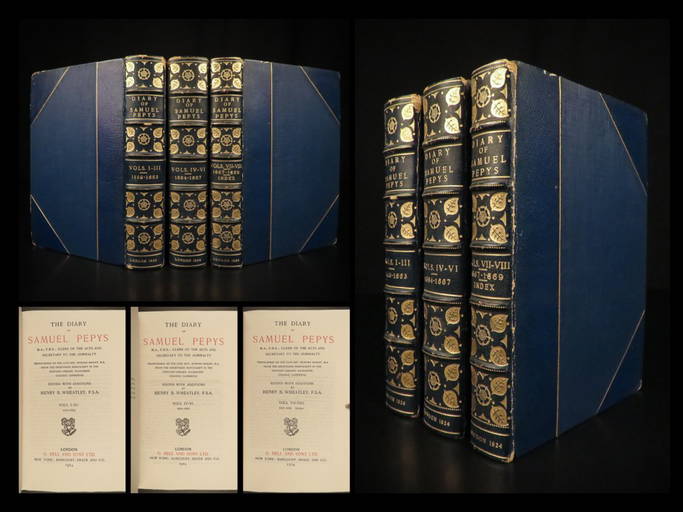 1924 EXQUISITE Samuel Pepys Diary English Restoration Great Plague Fire ...