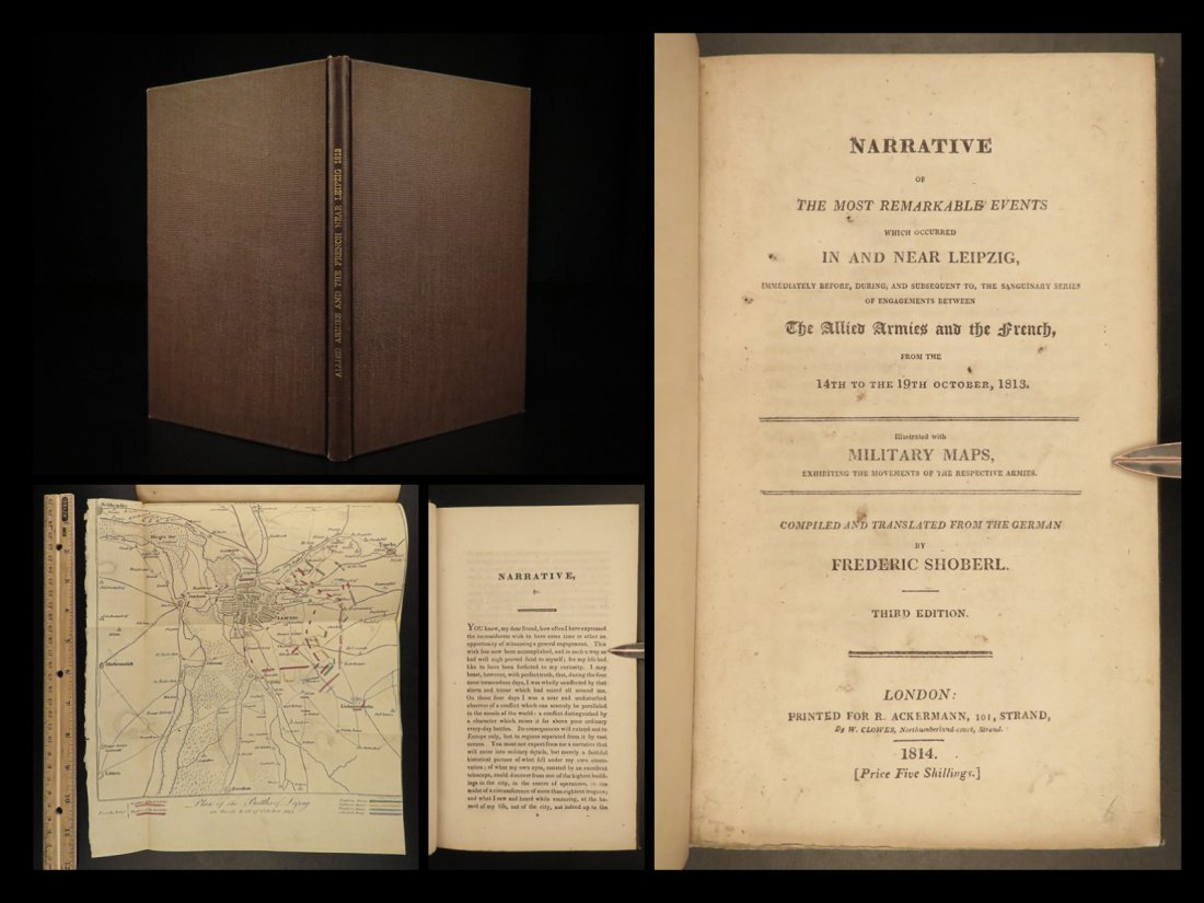 1814 Battle Leipzig Napoleon Bonaparte 6th Coalition Napoleonic WAR ...