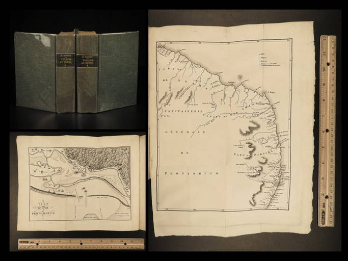 1818 Brazil Koster Voyages In South America Maps Portuguese History ...
