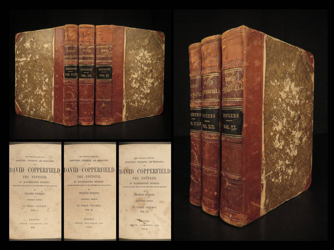 1849 David Copperfield 1ed Charles Dickens Novel English Literature ...