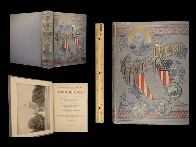 1896 Giants Of The Republic Washington Lincoln Grant Edison Stowe ...