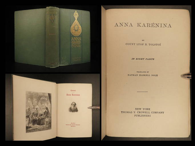 1914 Anna Karenina Leo Tolstoy Russia Romance Levin Count Vronsky ...