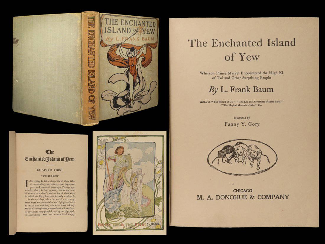 1903 L. Frank Baum The Enchanted Island Of Yew Wizard Of Oz Childrens Fantasy Auction