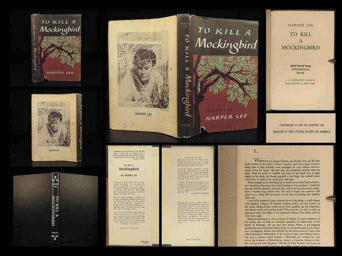 1960 1ed To Kill A Mockingbird Harper Lee Atticus Finch Racial ...