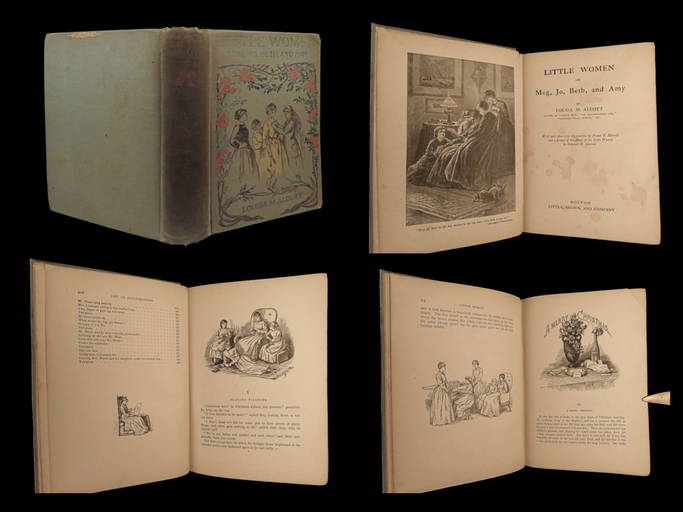 1896 Little Women Louisa May Alcott Clara M. Burd Illustrated March Sisters