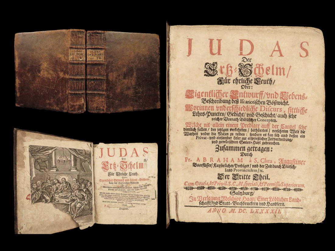 1692 Judas German Monsters Satanic Rituals Demons Dragons Abraham ...