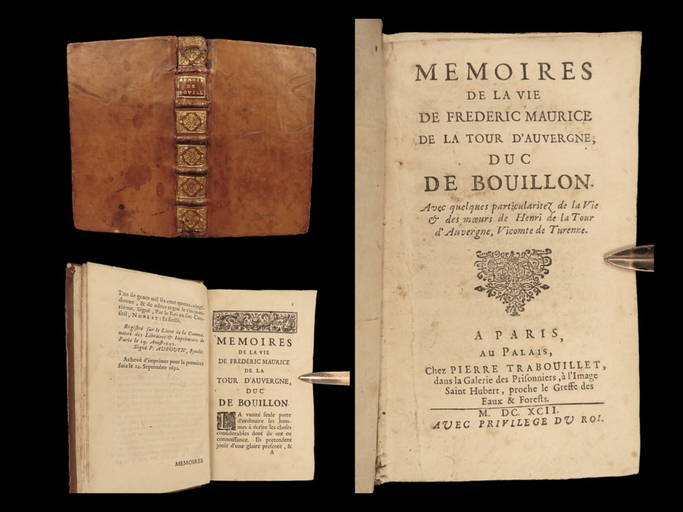 1692 Memoirs Duke Of Bouillon 1ed Flanders Civil War Louis Xiii France ...