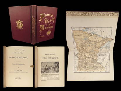 1890 Minnesota Indians 1ed Native Americans Black Hawk Little Crow ...