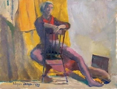 Edgar Nye American Washington, D.c. Impressionist Modernist Oil ...