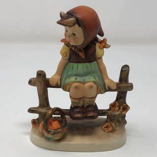 Goebel Girl On Fence