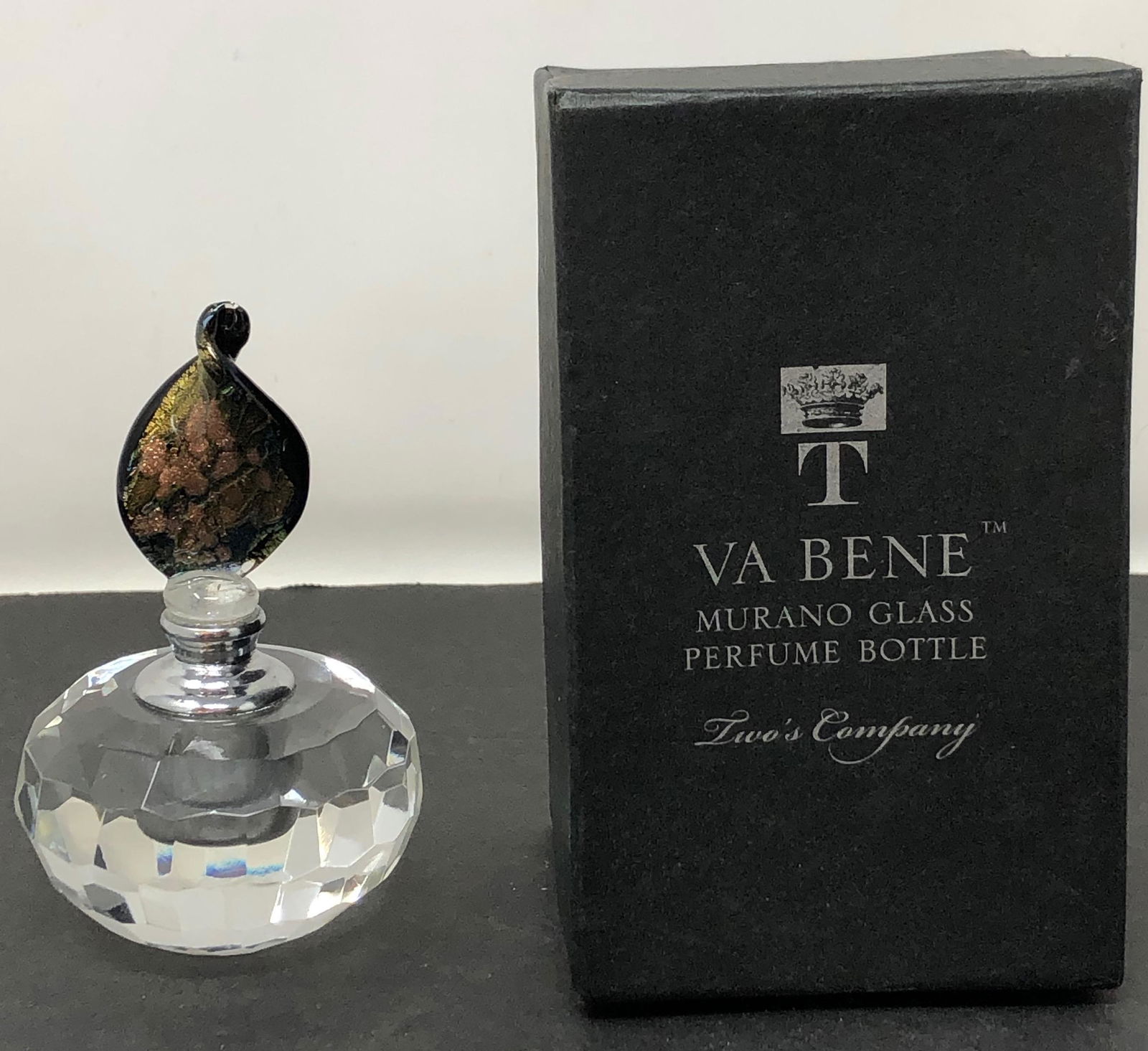 MURANO Glass Perfume Bottle Va Bene Two's Company | Barnebys