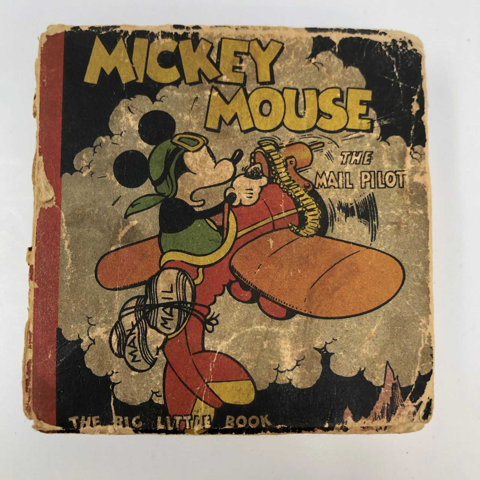 Mickey Mouse Mail Pilot Big Little Rare 1933 1sted.
