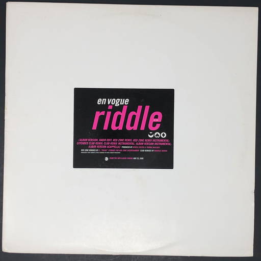 Vinyl LP EN VOGUE RIDDLE (#1010) on May 30, 2022 | Churchill Galleries ...