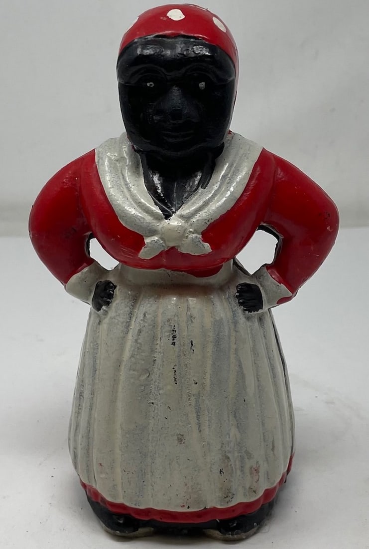 An Original Cast Iron Aunt Jemima Coin Bank Auction