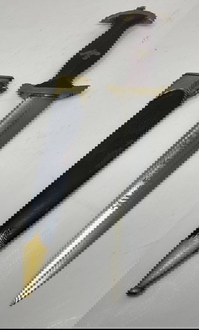 Original German Wwii Sa Dagger With Scabbard. Blade Is Engraved With ...