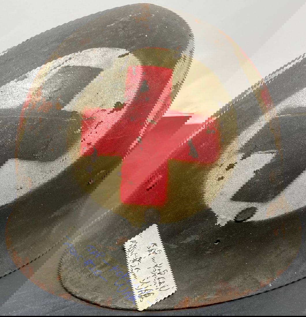 Wwii Us Medic Helmet With Liner Auction