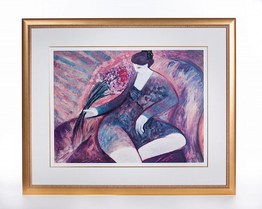 BARBARA A WOOD LITHOGRAPH SIGNED & NUMBERED