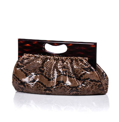 Vintage Python Varon Clutch