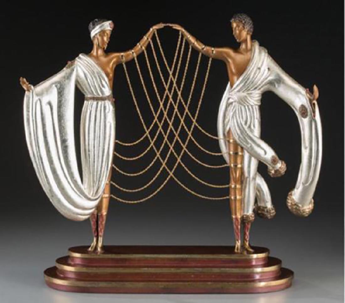 Erte "Wedding", Bronze sculpture, Signed and Numbered