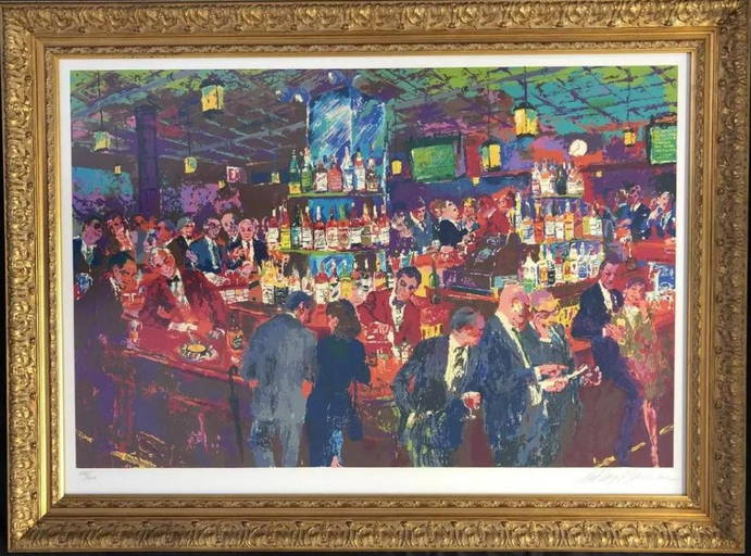 Buy Leroy Neiman Harry's Wall Street Bar H/S L/E Framed | White Knight ...