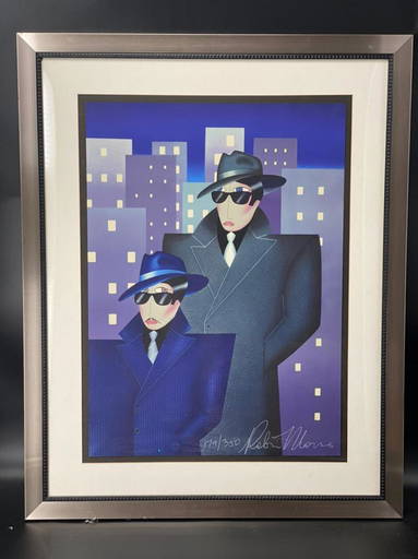 Robin Morris The Gangsters LE H/S Lithograph Framed (#0251) on Apr 10 ...