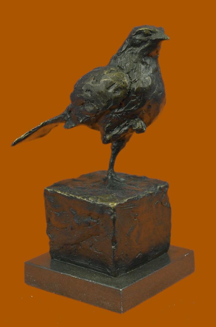 RARE MILO AUSTRIAN SPARROW PIGEON BRONZE SCULPTUTURE