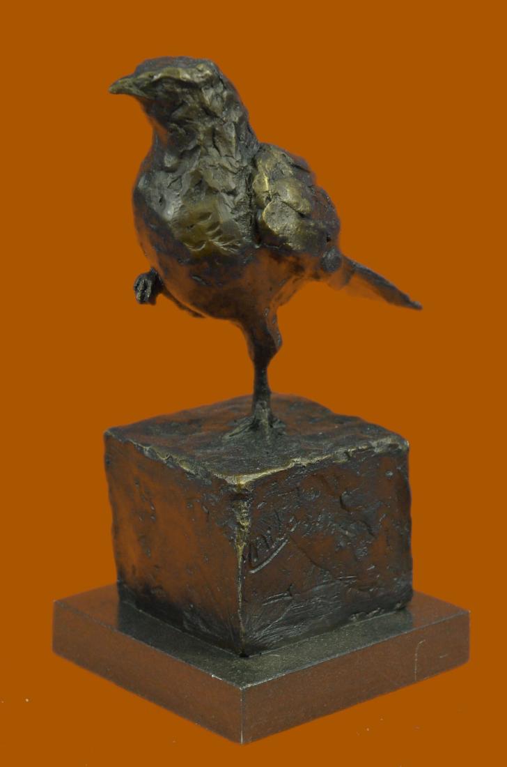 RARE MILO AUSTRIAN SPARROW PIGEON BRONZE SCULPTUTURE