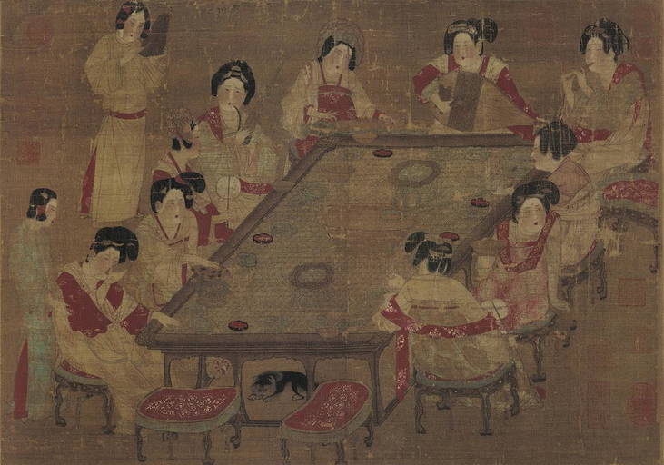 Chinese Tang Dynasty Painting