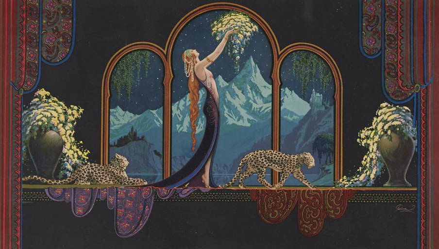 Frederick Packer Art Deco Print "goddess Of The