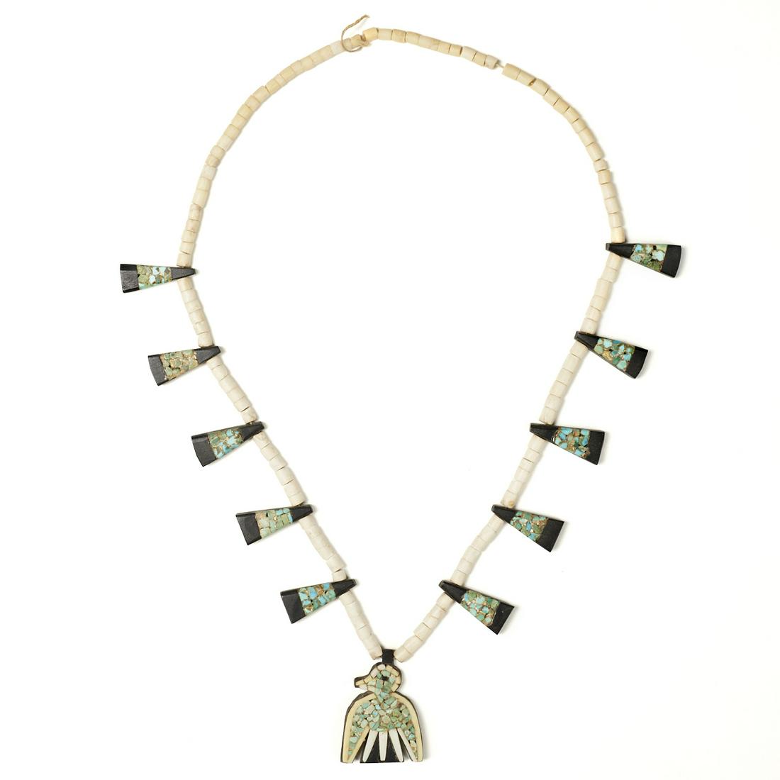 Santo Domingo Battery Bird Necklace