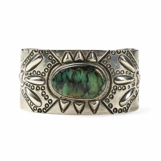 Richard Rita Begay Silver Cuff