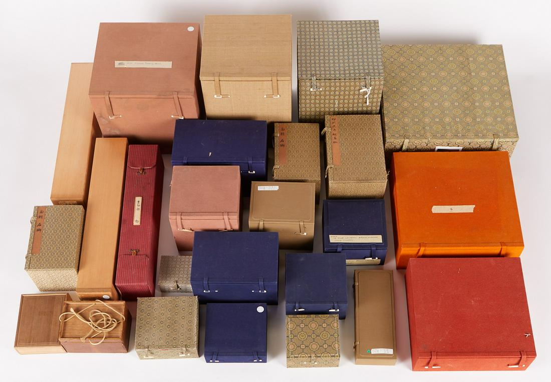 ~ Large Group of Chinese Silk Boxes (#0471) on Sep 23, 2021 | Revere ...